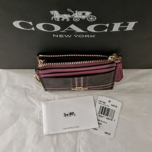 Coach | Accessories | Coach Mini Plaid Idcoin Case Wallet | Poshmark